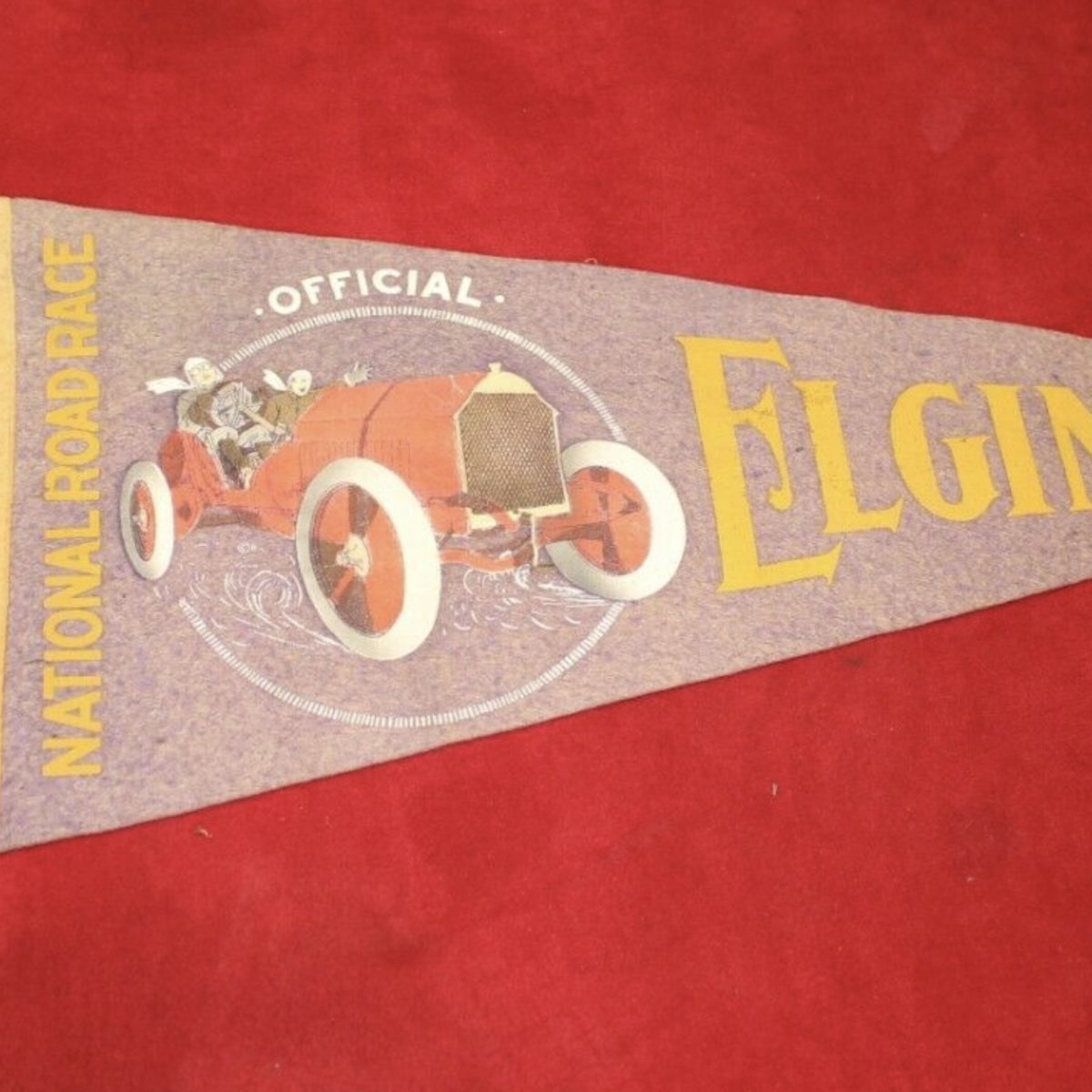 1913 Elgin Road Race pennant front screenshot 1