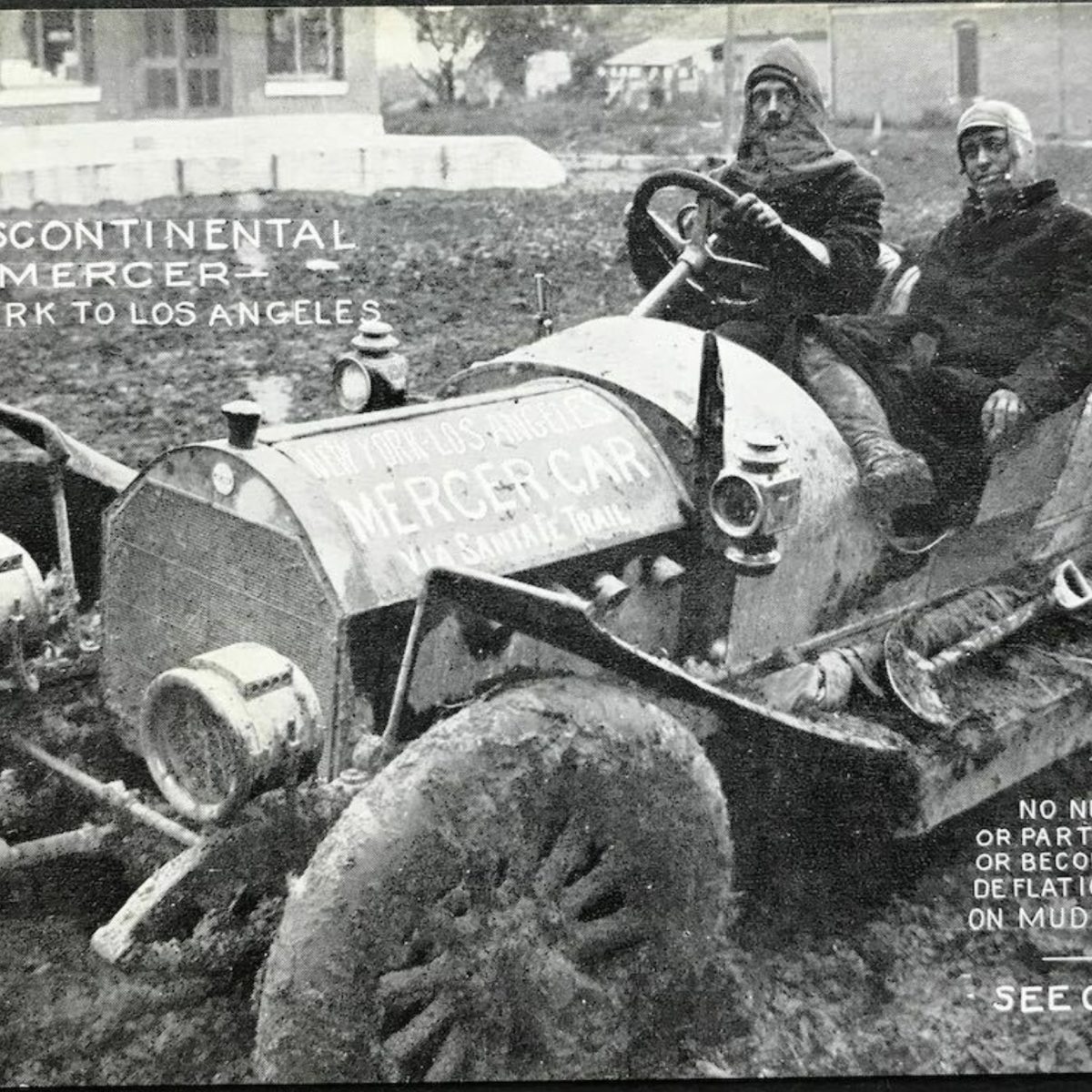 1910 ca. Early Auto Racing-Mercer Car-Los Angeles, CA-New York, NY ...