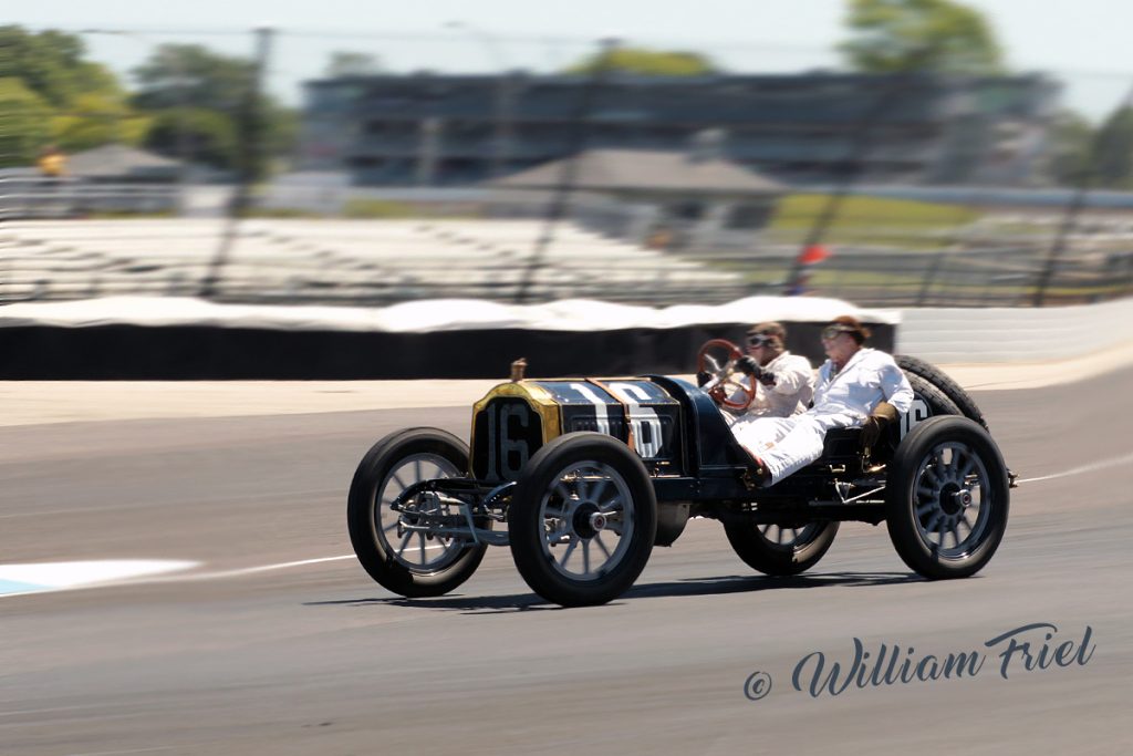 2022 6 17 SVRA IMS 1912 PACKARD Car 16 Chris & friend Bill Friel signed