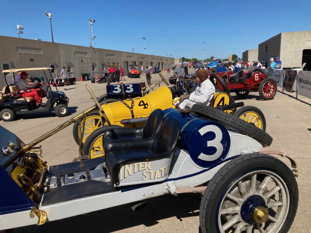 2022 6 18 pm SVRA IMS Ragtime Racers Pre-Grid for Oval PM 1911 ...