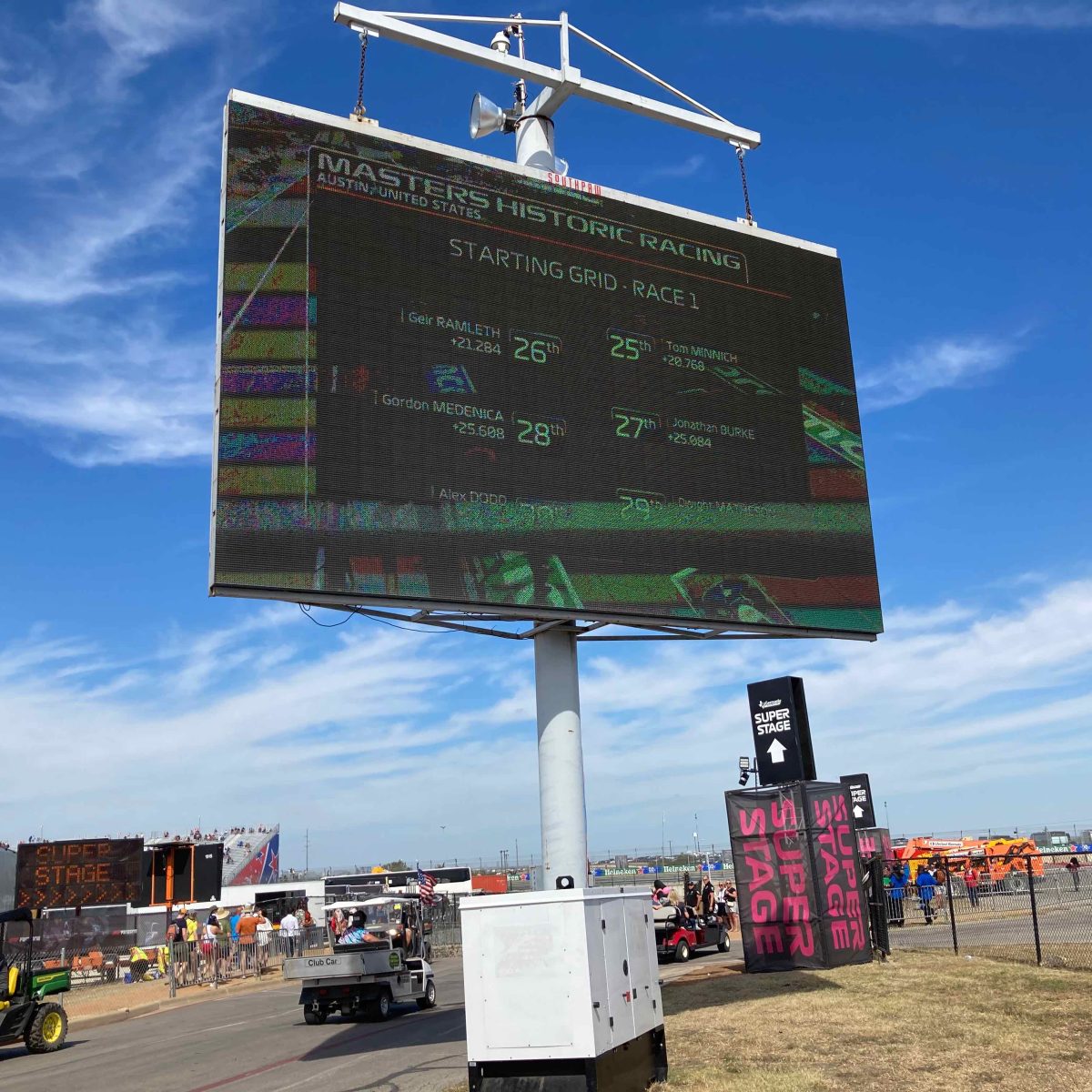 2022 10 22 12:34 pm Circuit of the Americas Raceway Austin, TX Jumbo TV ...