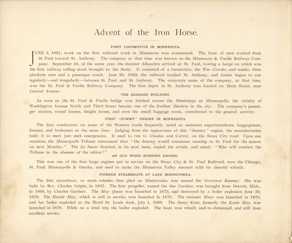 1890 MINNEAPOLIS ALBUM Early Days In Minneapolis Edward Bromley Advent ...
