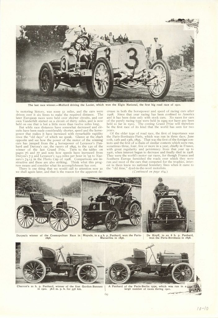 1910 10 The Revival of the Grand Prize Race By Edward F. Korbel article ...
