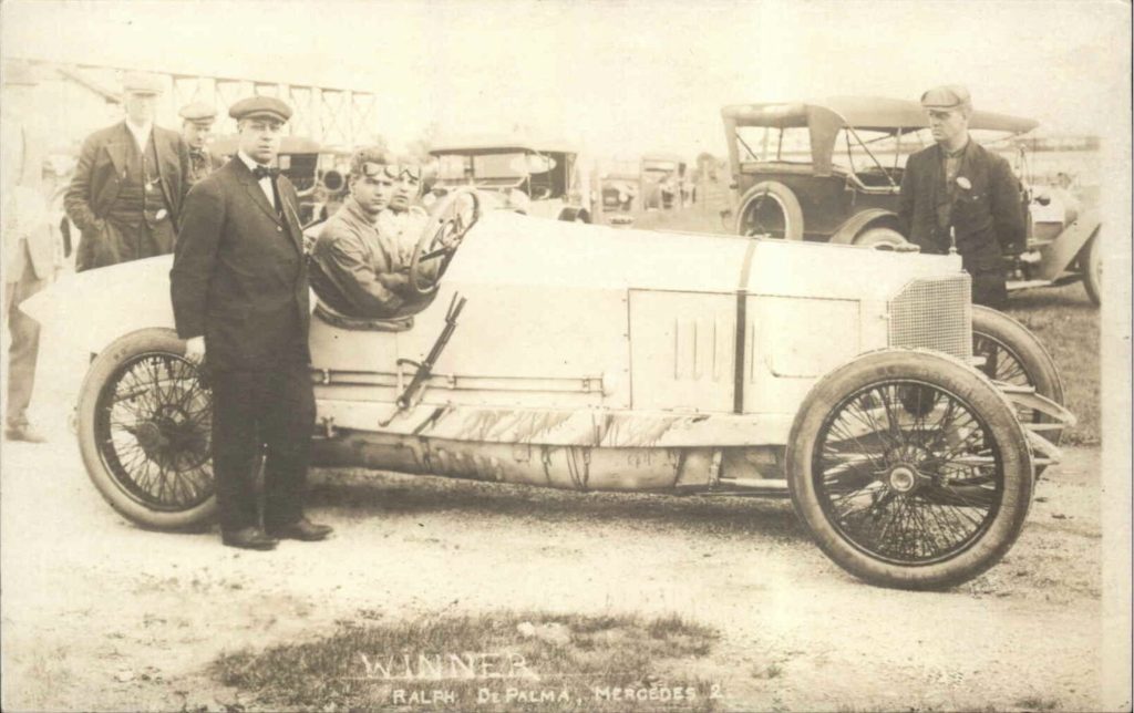 1915 INDIANAPOLIS 500 WINNER RALPH DEPALMA MERCEDES RACE CAR RPPC front ...