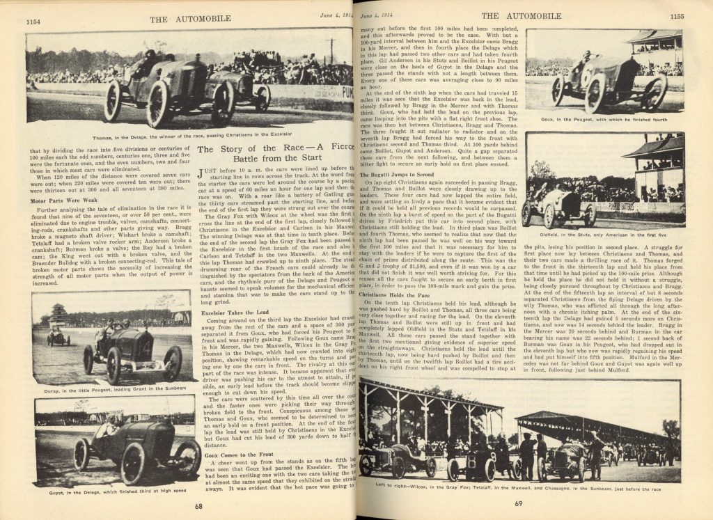 1914 6 4 Thomas in Delage Wins 1914 By J. Edward Schipper THE ...