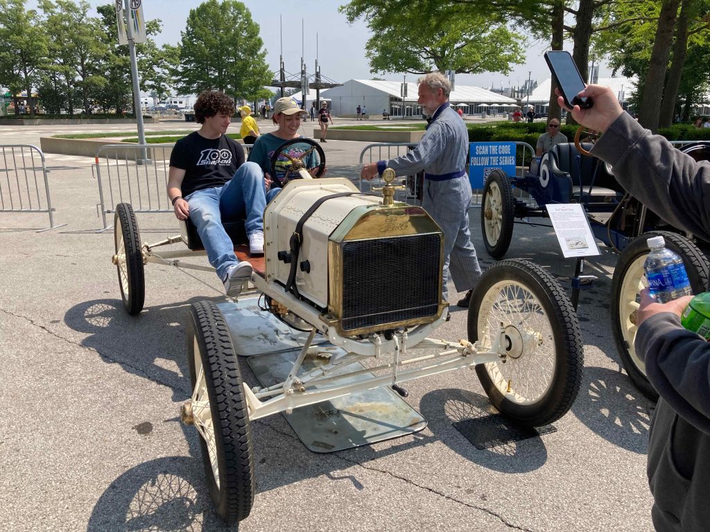 2023 6 17 Ragtime Racers at SVRA IMS Speedtour 1910 FORD Special and public