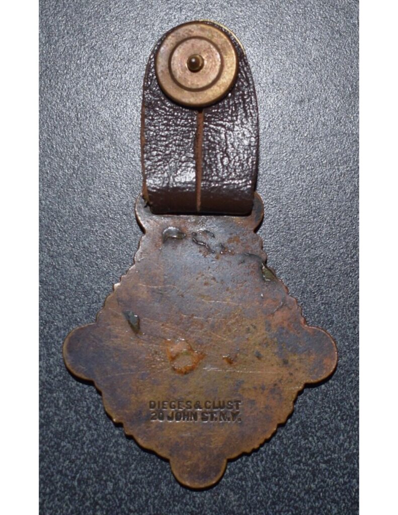 1912 Santa Monica Road Race Watch Fob Teddy Tezlaff back screenshot