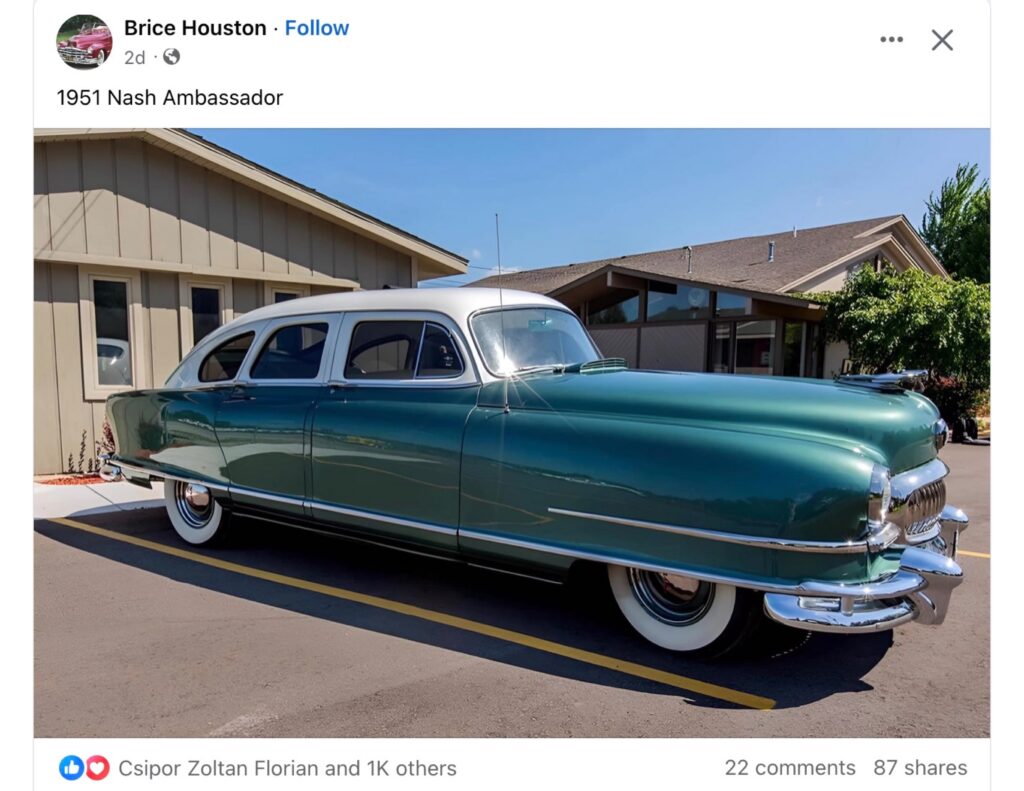 1951 NASH Ambassador FB