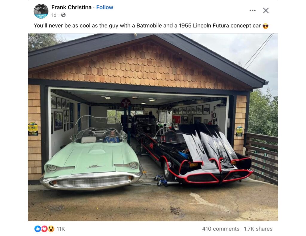 1955 LINCOLN Futura and Batmobile FB