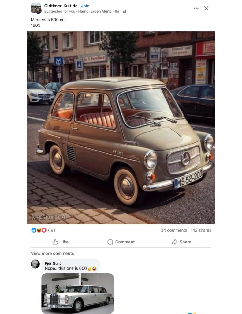 1963 MERCEDES 600cc microcar FB