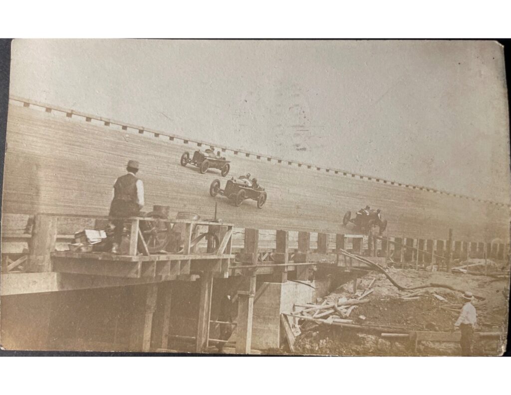 1915 Board Track Racing RPPC front screenshot