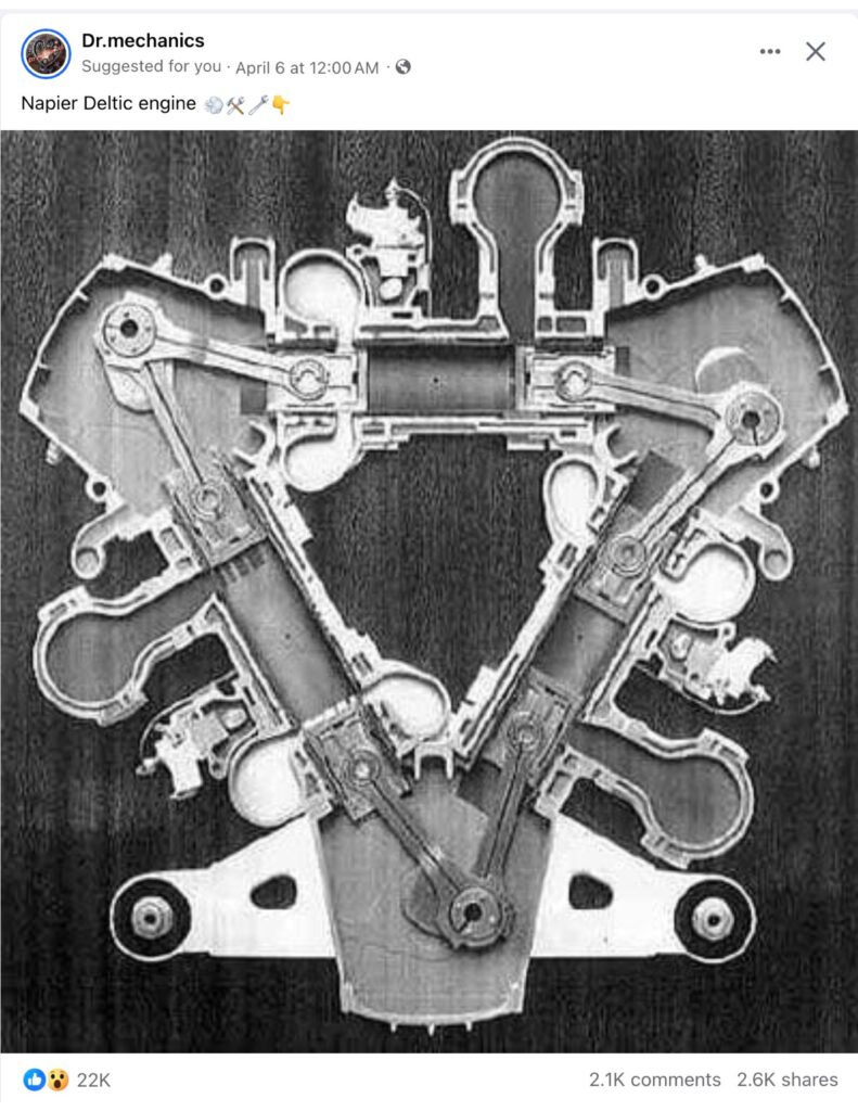 NAPIER Deltic engine FB