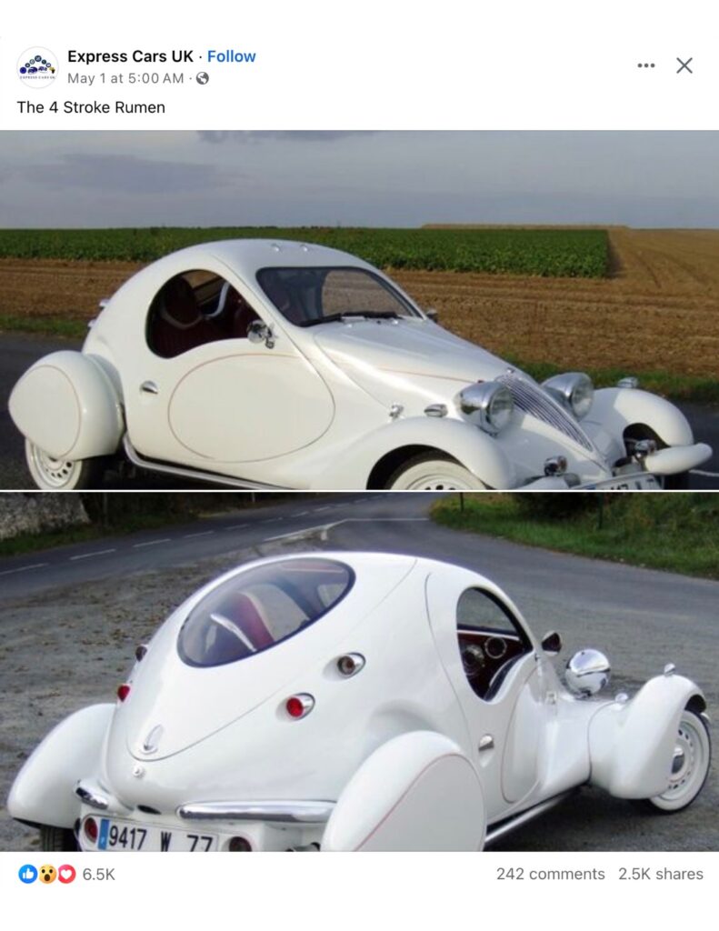 RUMEN 4 Stroke auto FB