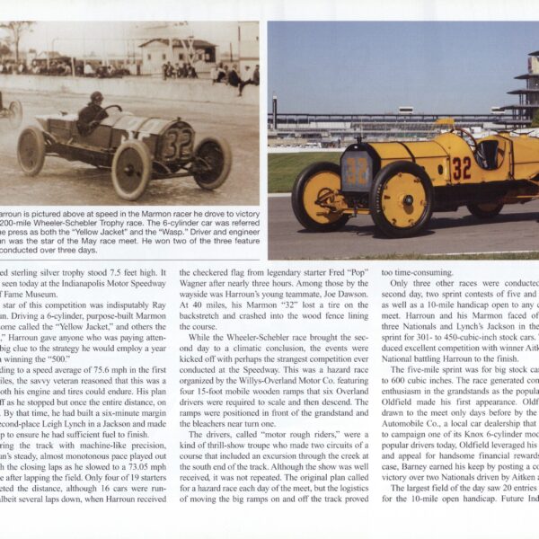 1910 DEBUT OF THE BRICKYARD 1910 By Mark Dill article AUTOMOBILE ...