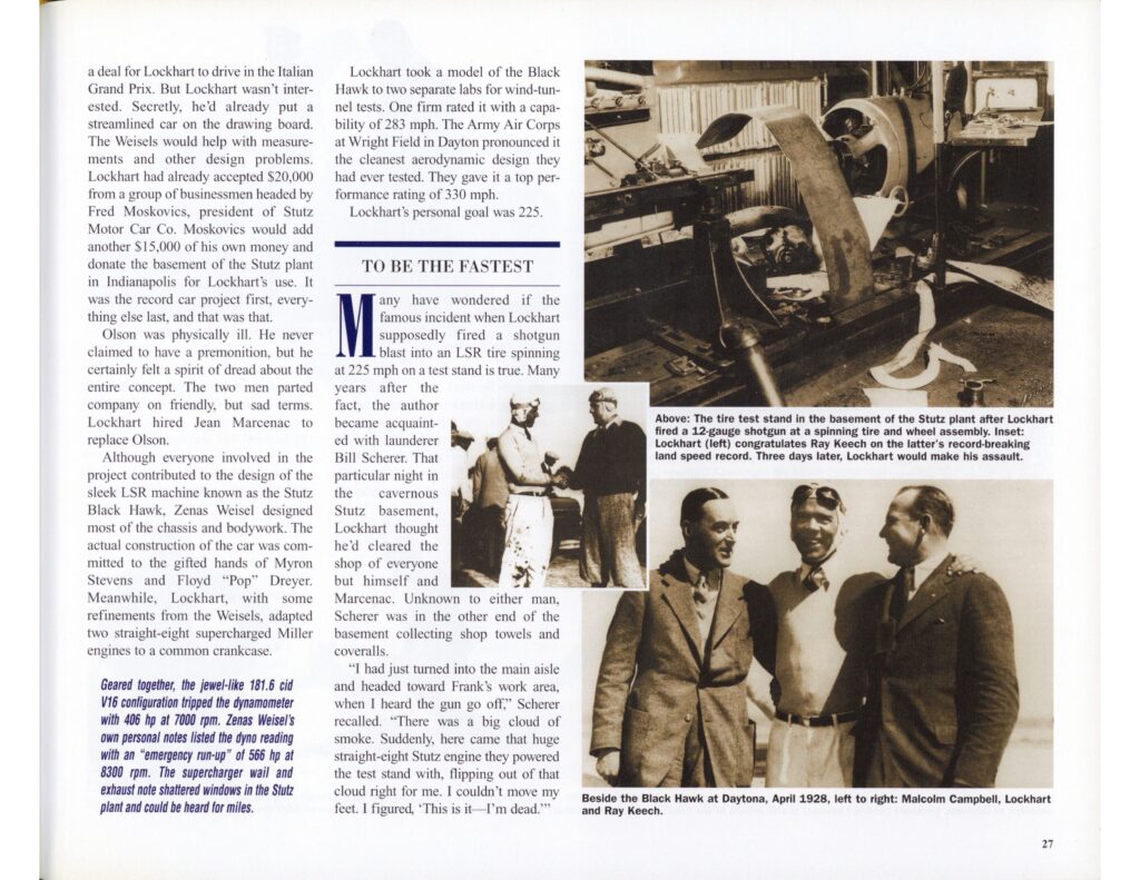 Genius in the Cockpit FRANK LOCKHART By L. Spencer Riggs article ...