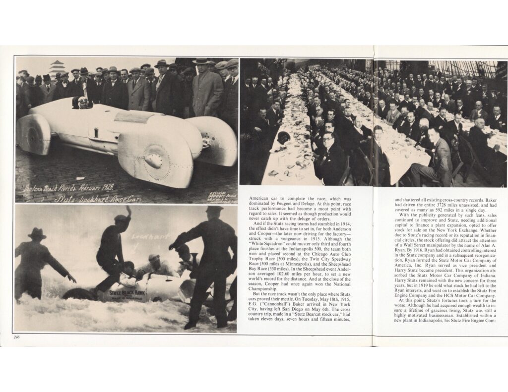 HARRY CLAYTON STUTZ 1876-1930 By Dave Emanuel AUTOMOBILE Quarterly No ...