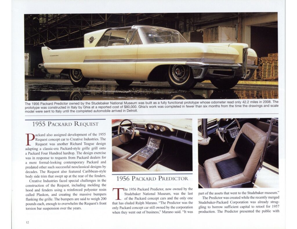 PACKARD CONCEPTUALIZED By Leigh Dorrington article AUTOMOBILE Quarterly ...