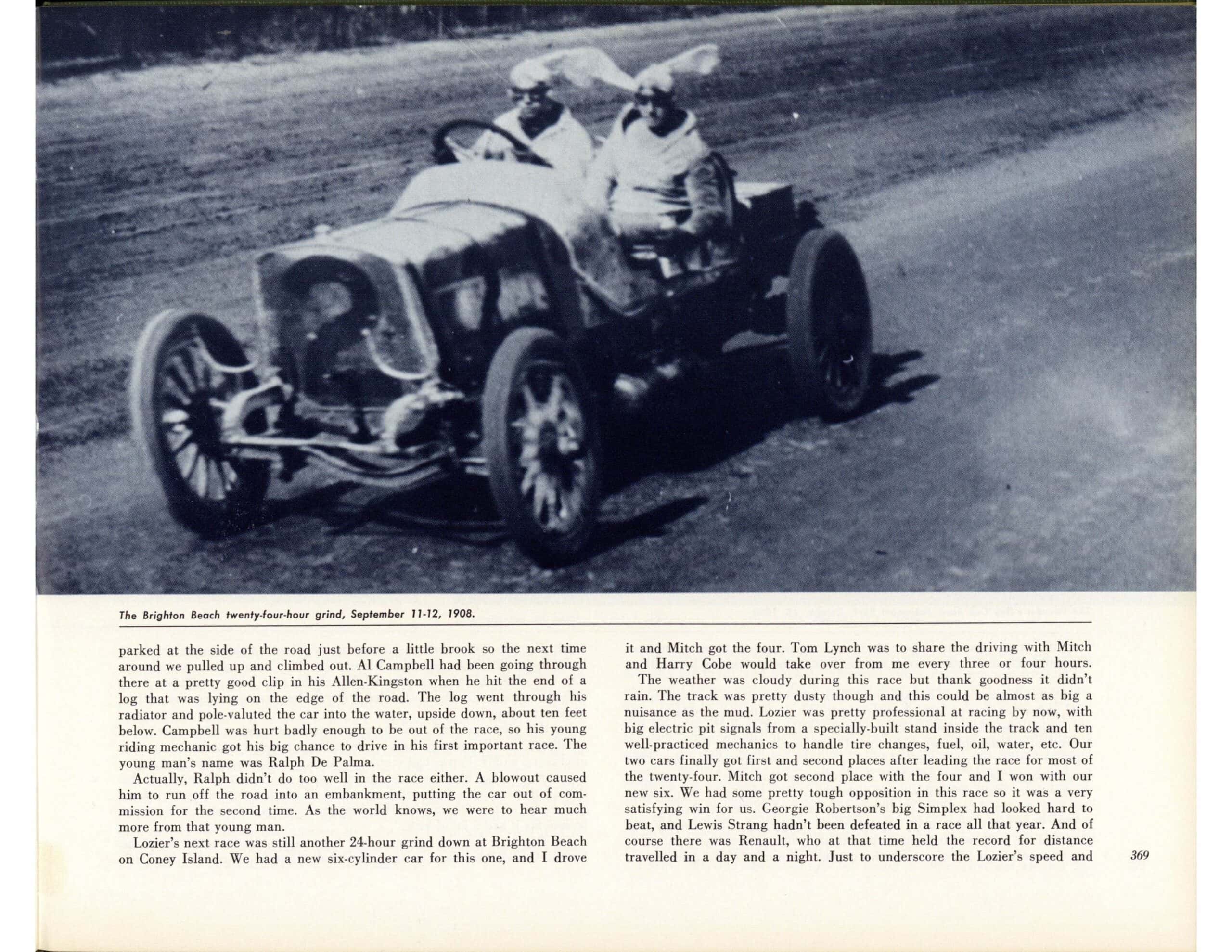 RACING WITH LOZIER a memoir by Ralph Mulford article AUTOMOBILE ...
