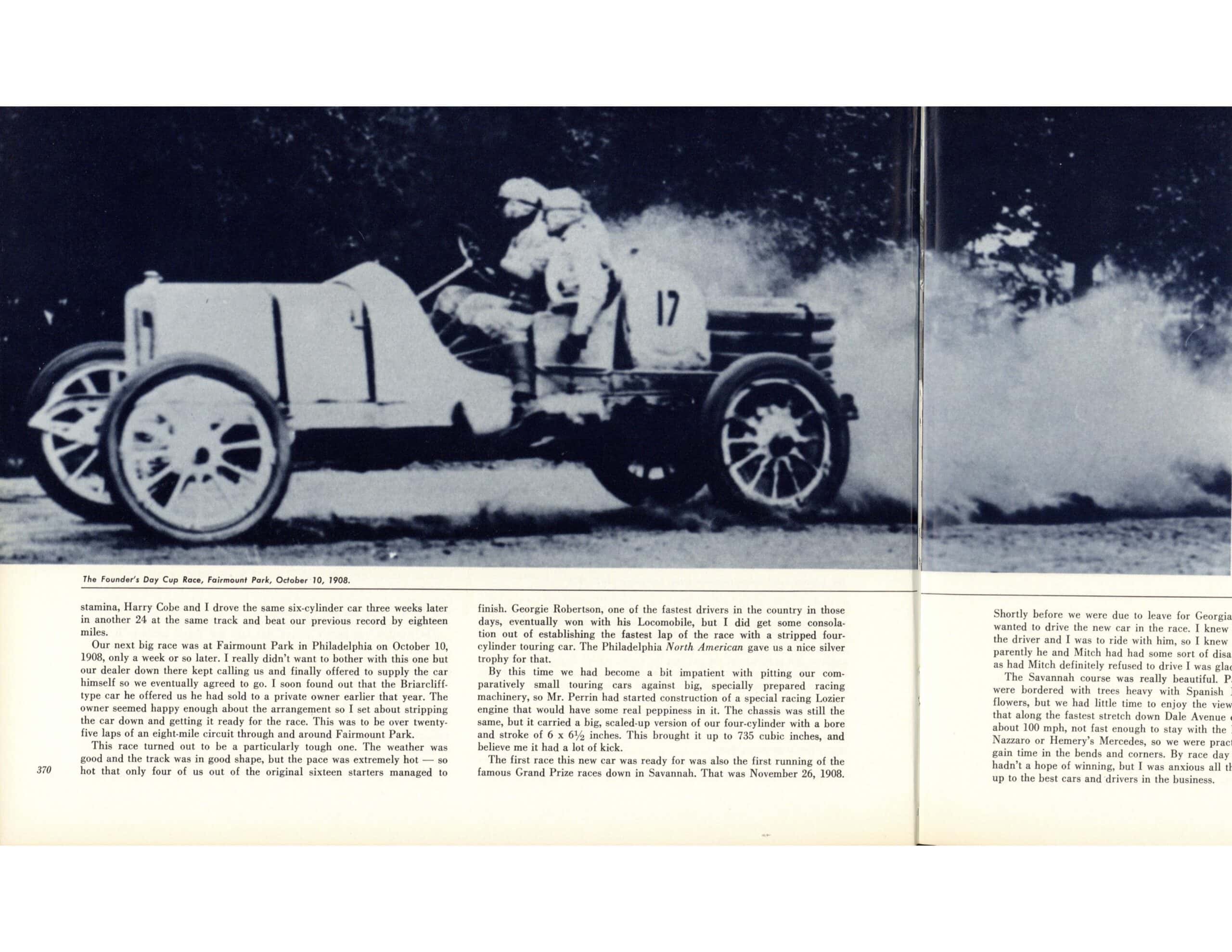 RACING WITH LOZIER a memoir by Ralph Mulford article AUTOMOBILE ...