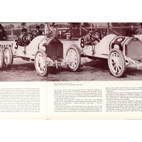 THE HARRY STUTZ ERA By Russ Catlin article AUTOMOBILE Quarterly Spring ...