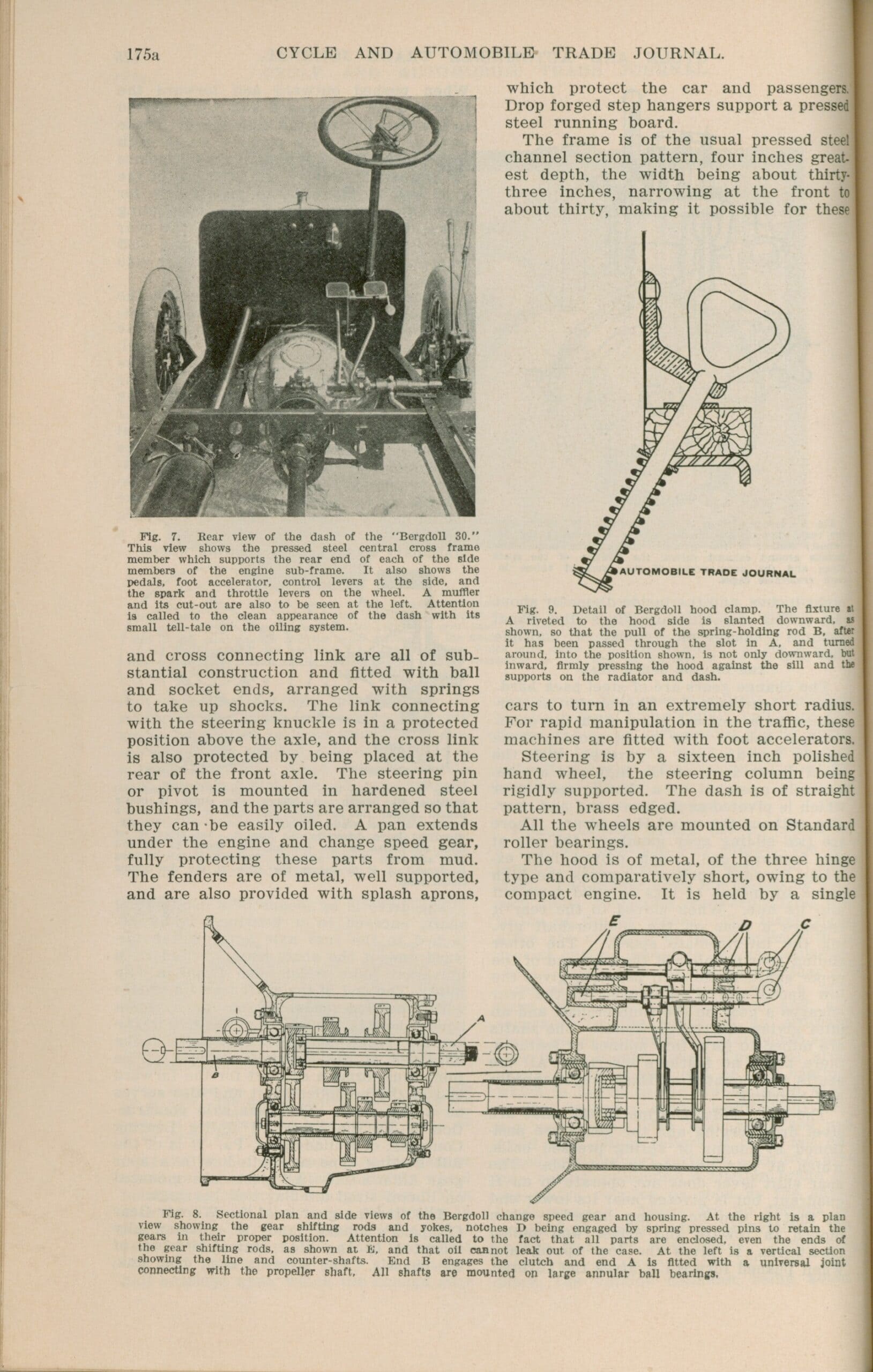 1910 1 1 THE NEW BERGDOLL "30" By E. S. Foljambe CYCLE AND AUTOMOBILE ...