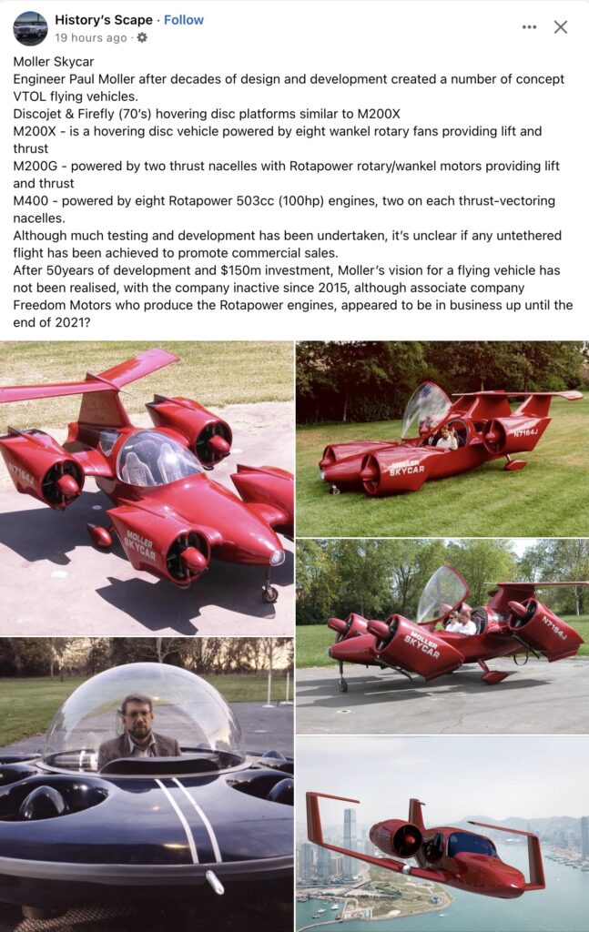 1970s DISCOJET and FIREFLY airplanes FB