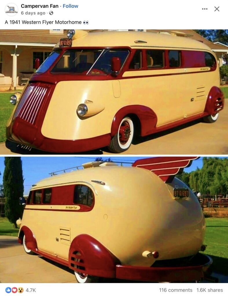 1941 WESTERN FLYER Motorhome FB