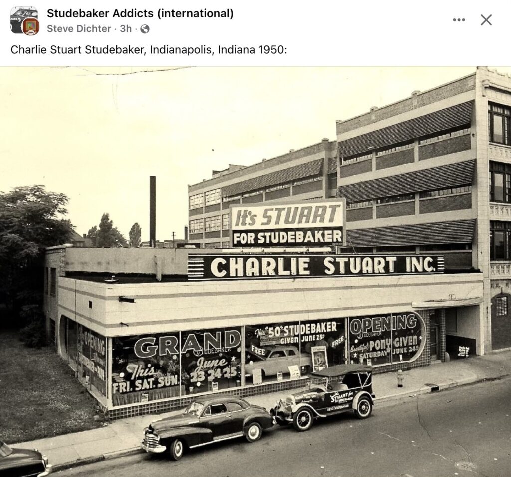 1950 Indianapolis, IND Charlie Stuart STUDEBAKER FB