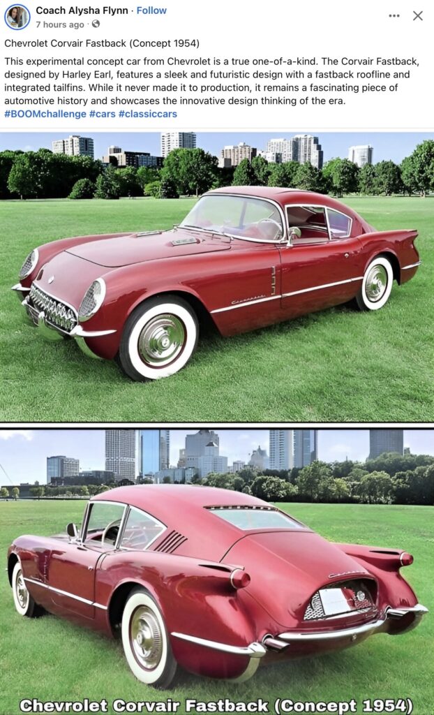 1954 CHEVROLET Corvair Fastback Concept FB