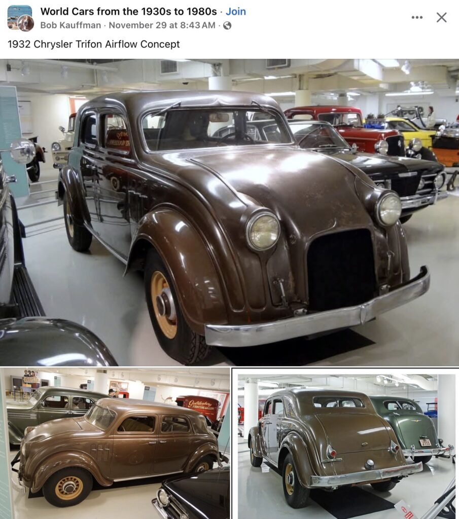 1932 CHRYSLER Trifon Airflow Concept FB