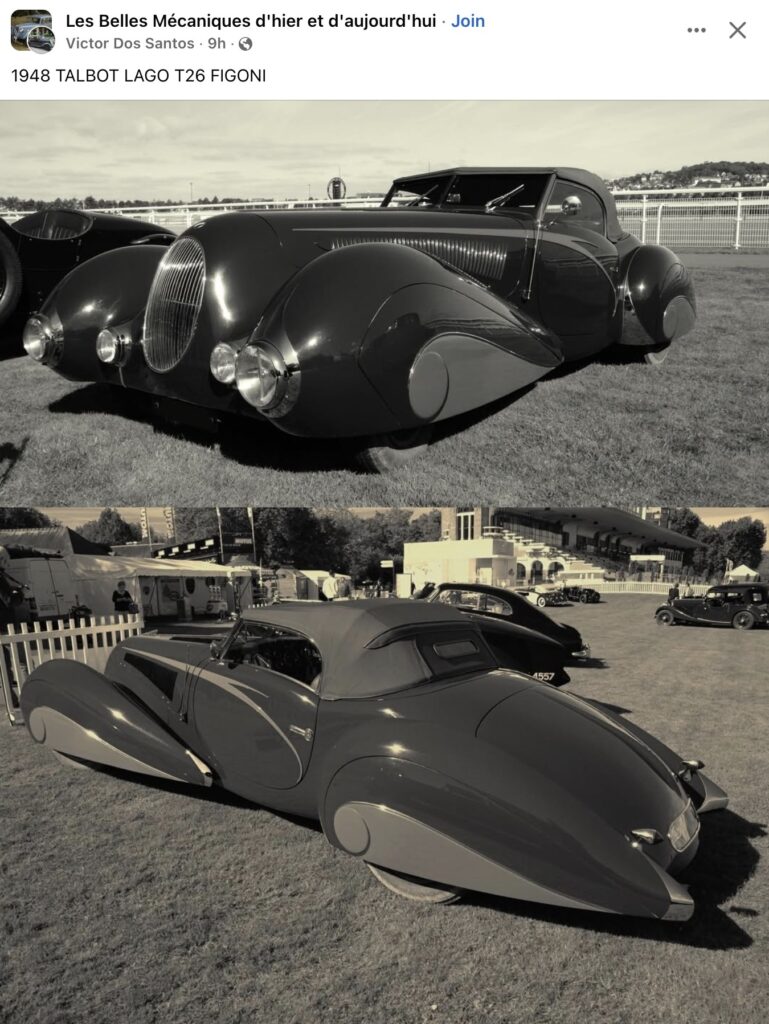 1948 TALBOT LAGO T26 Figoni FB