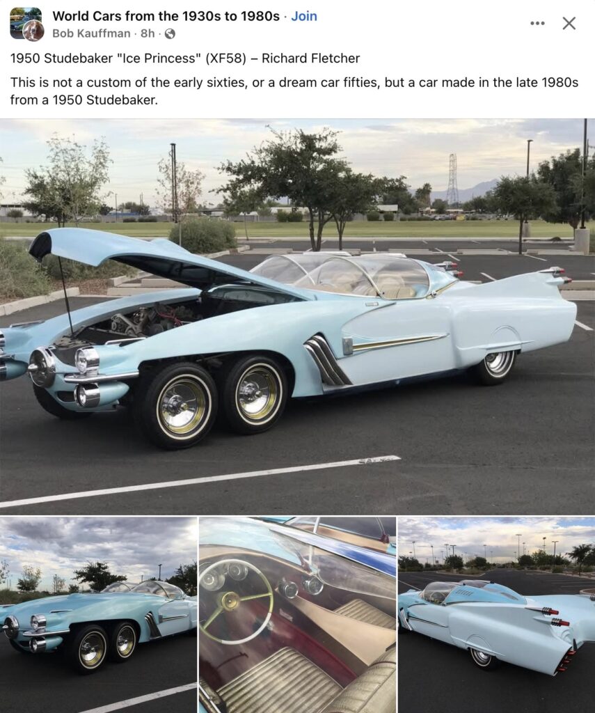 1950 STUDEBAKER Ice Princess Fb