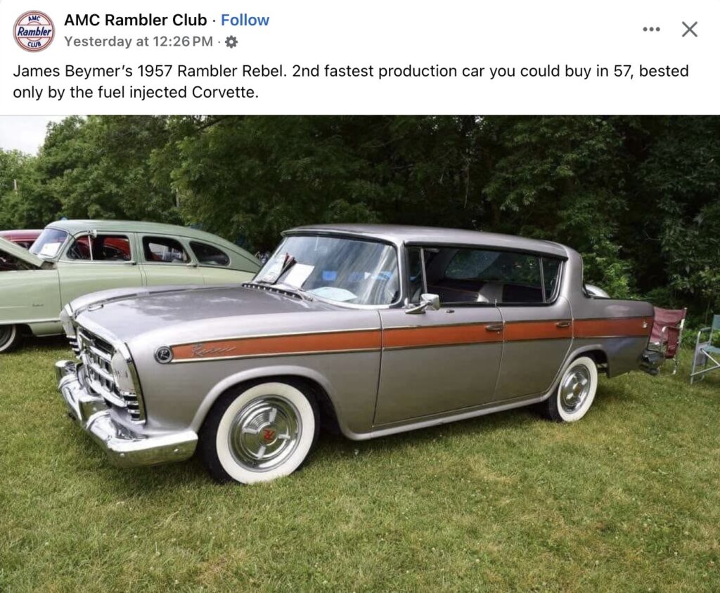 1957 RAMBLER Rebel FB