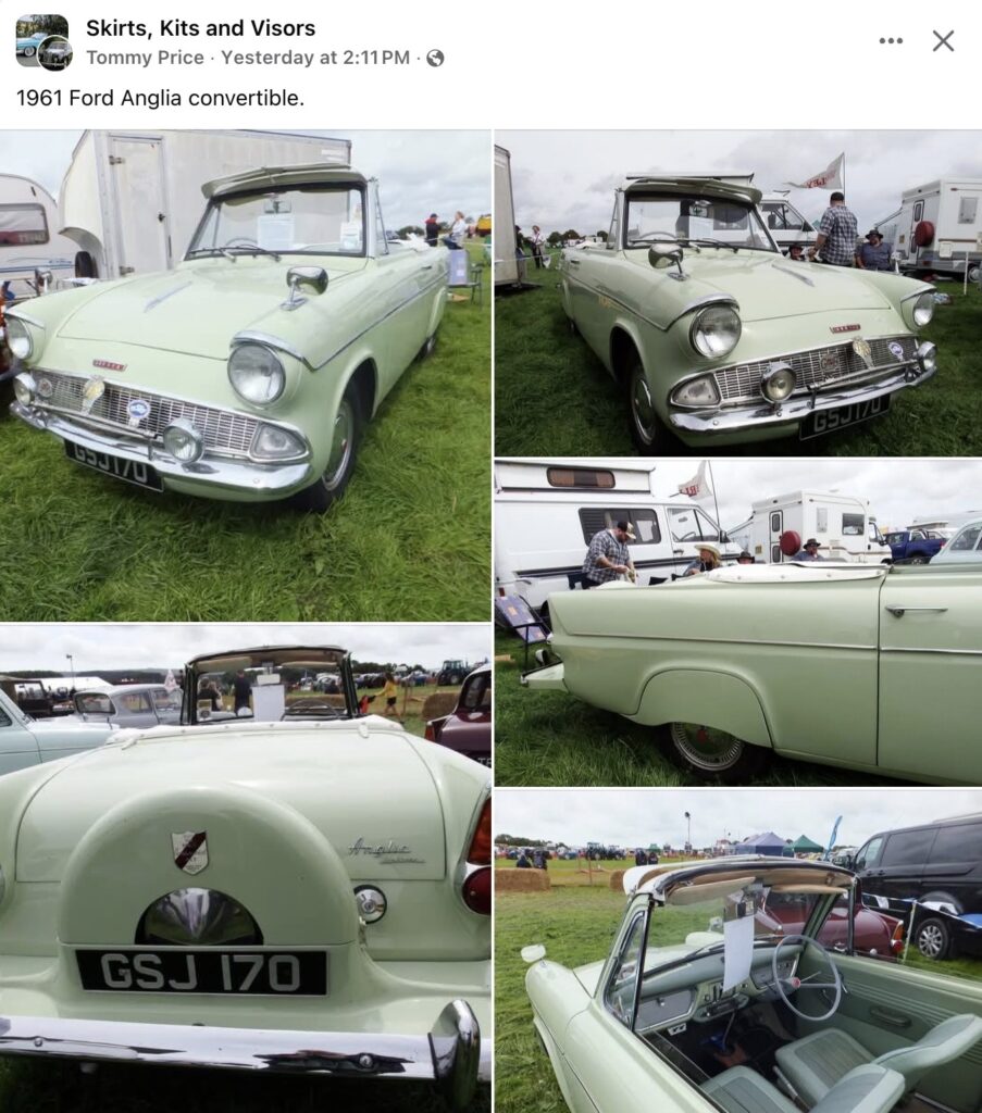1961 FORD Anglia convertible FB