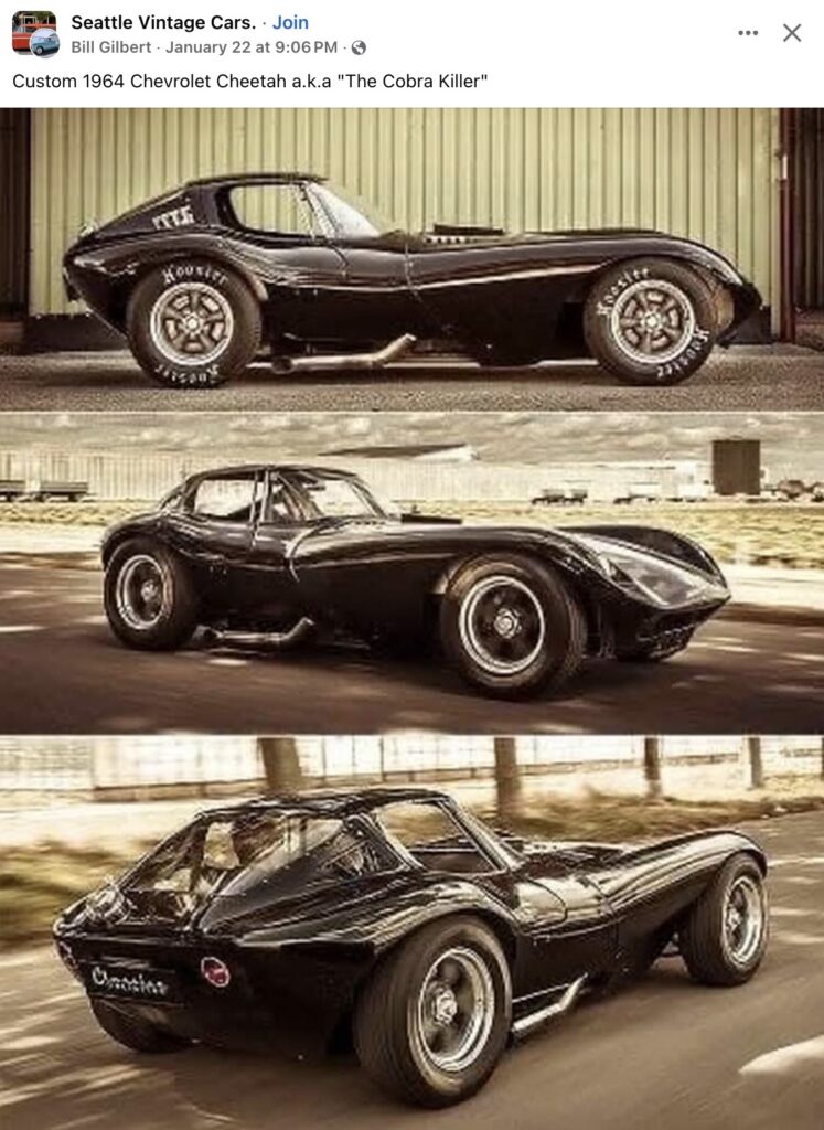 1964 Custom CHEVROLET Cheetah aka The Cobra Killer FB