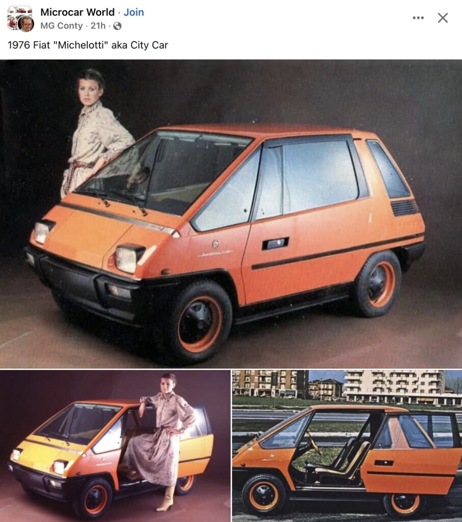 1976 FIAT Michelotti aka City Car microcar FB