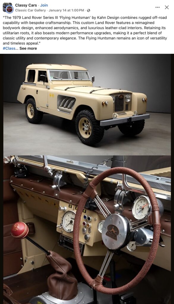1979 LAND ROVER Series III ‘Flying Huntsman’ FB