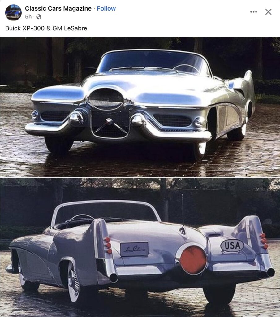 BUICK XP-300 & GM LeSabre FB