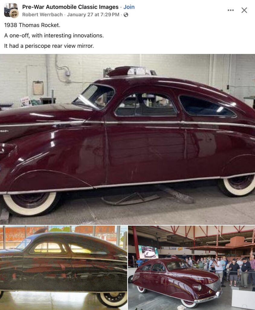 1938 THOMAS Rocket concept FB