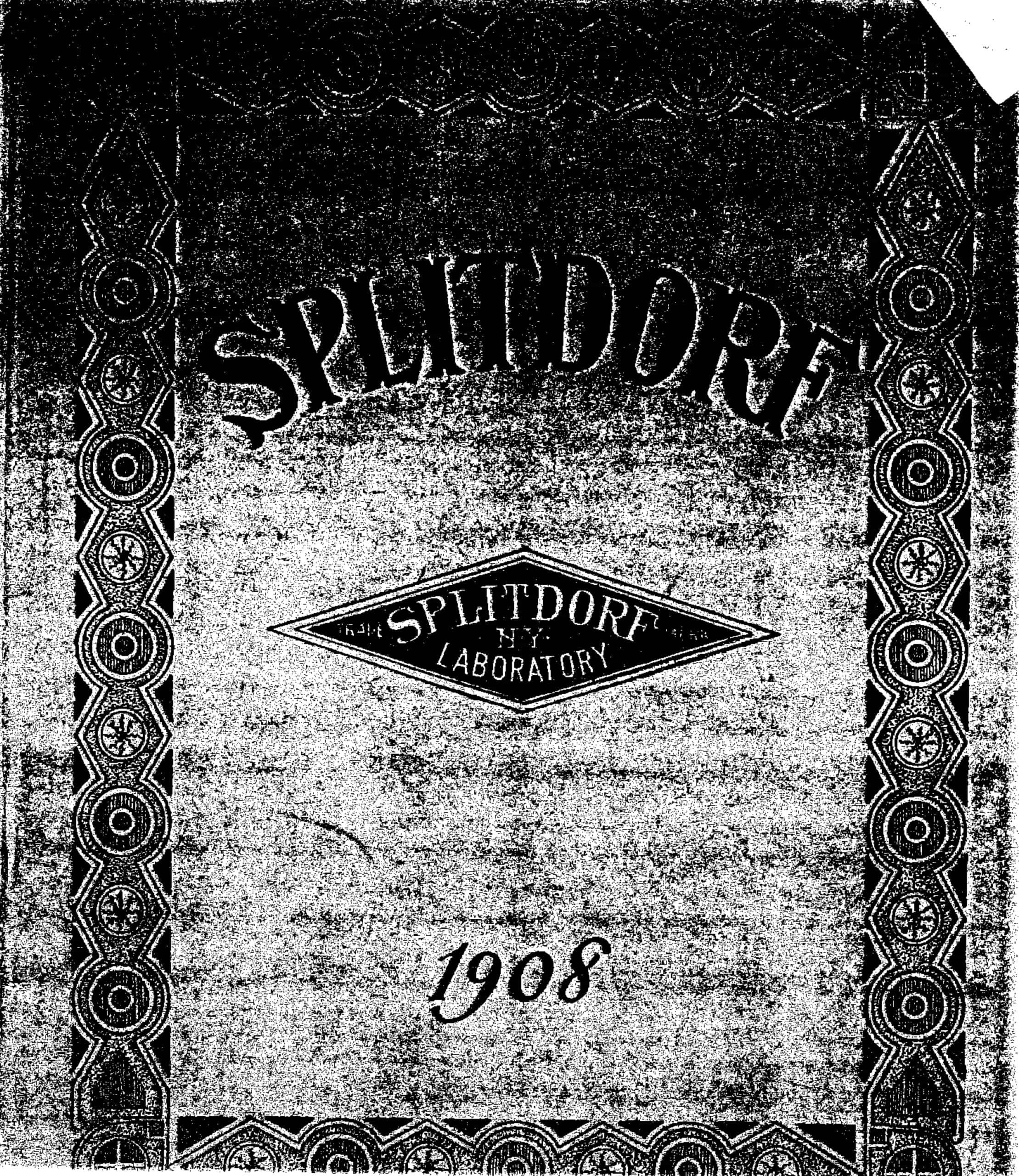 1908 SPLITDORF Magneto catalog Front cover