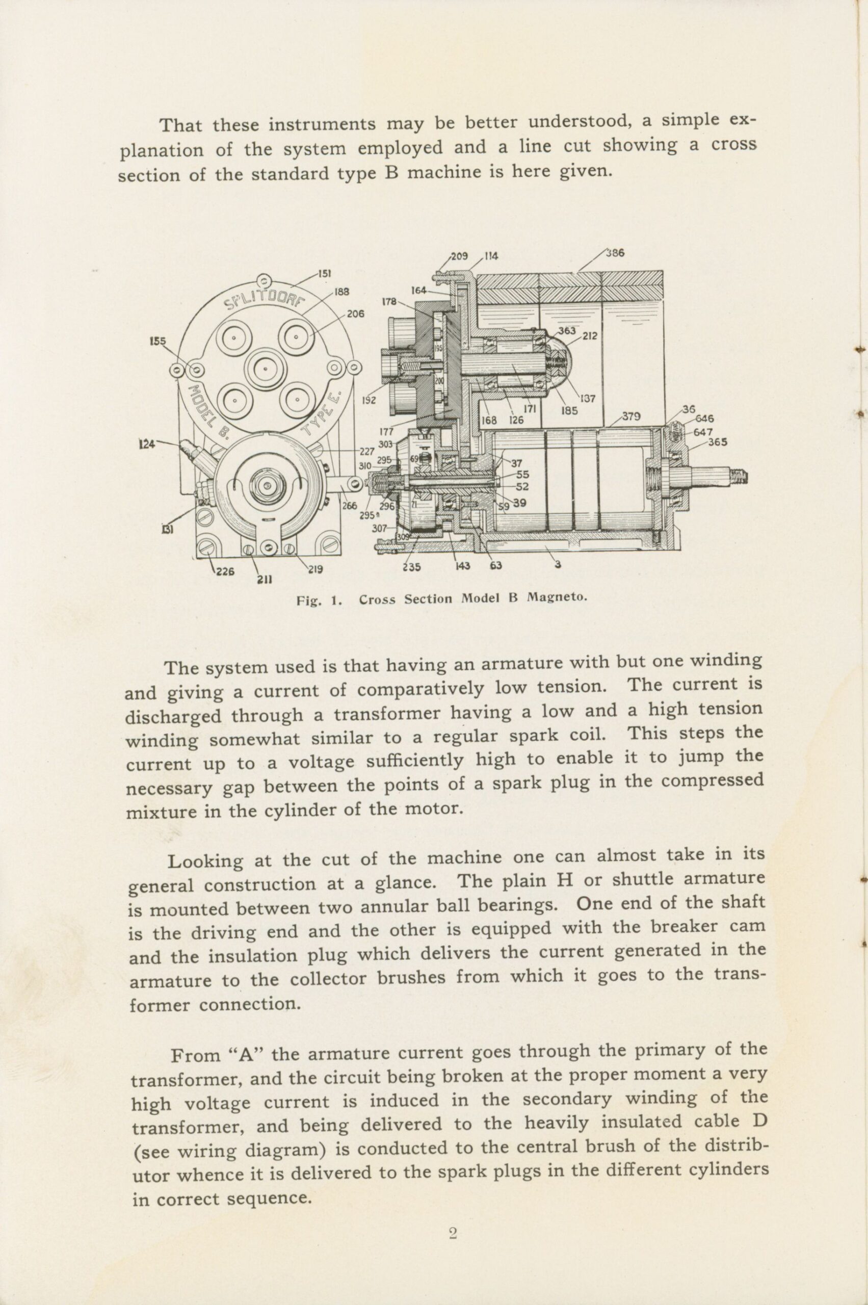 1912 SPLITDORF MAGNETOS Instructions for Installing and Operating AACA ...