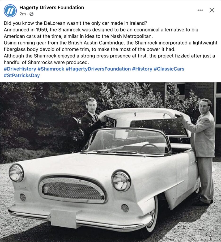 1959 Shamroch concept FB