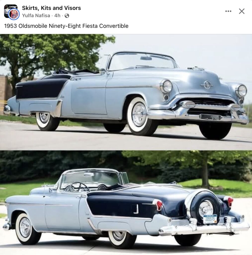 1953 OLDSMOBILE Ninety-Eight Fiesta Convertible FB