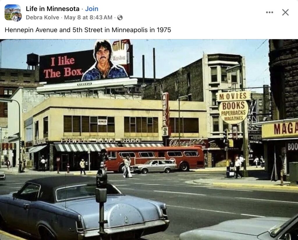 1965 Minneapolis, MN Hennepin Avenue and 5th FB