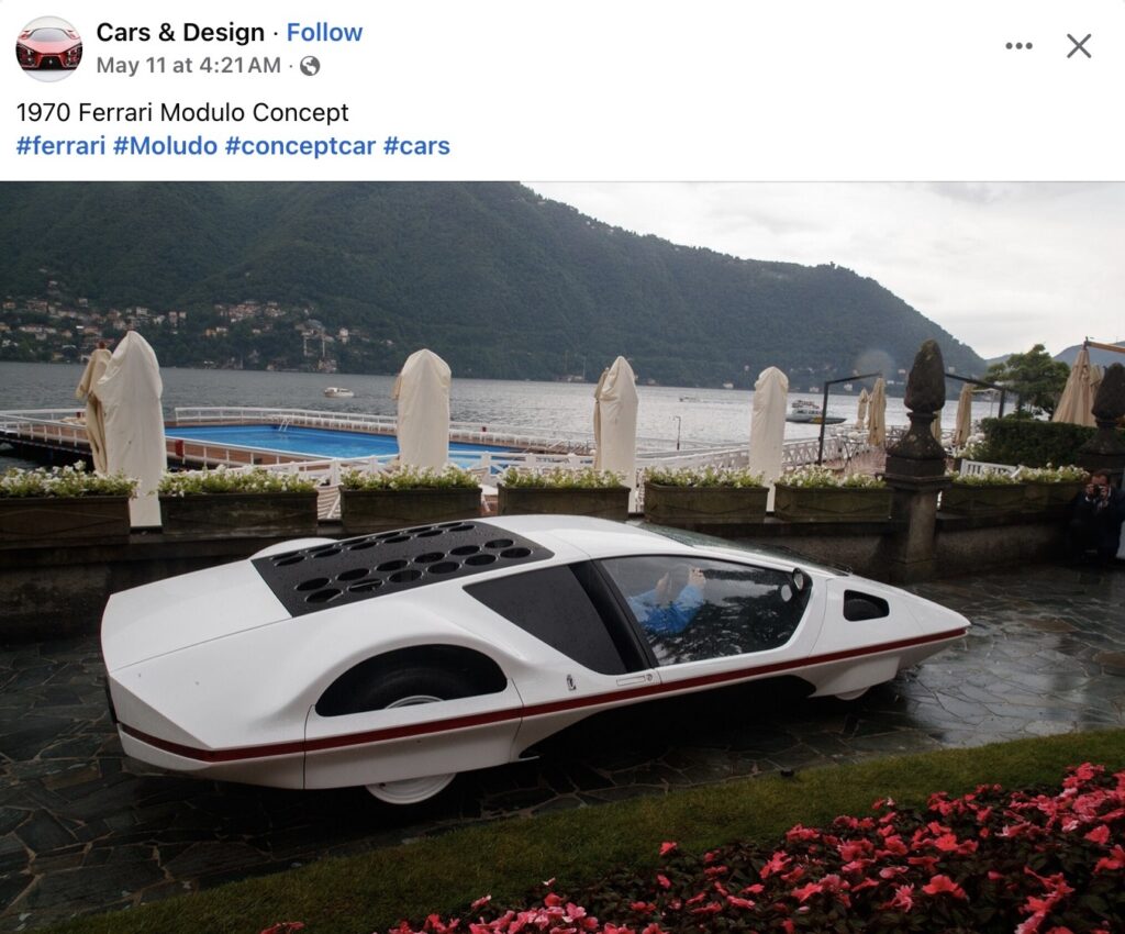 1970 FERRARI Modulo Concept FB