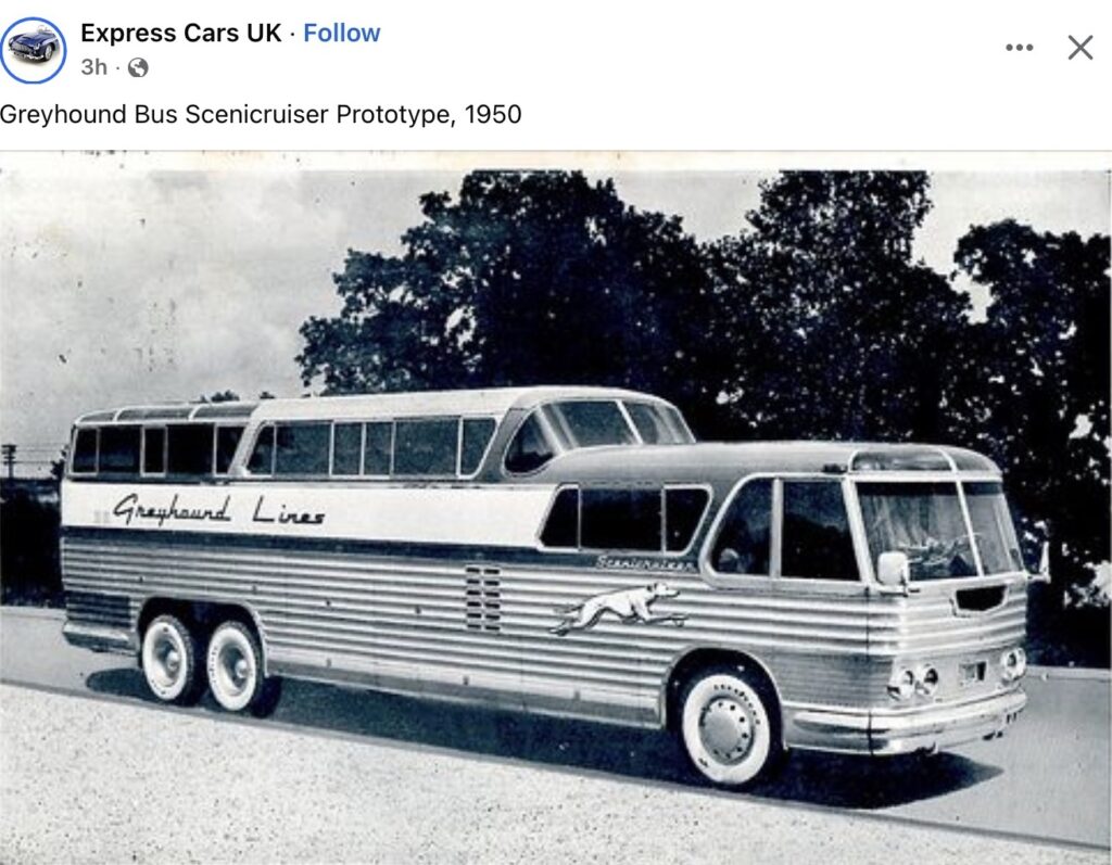 1950 GREYHOUND Bus Scenicruiser prototype FB