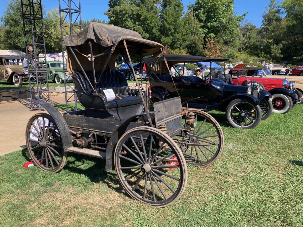2025 9 27 Ironstone Concours Murphys, CAL 1911 SEARS Motor Buggy Runabout