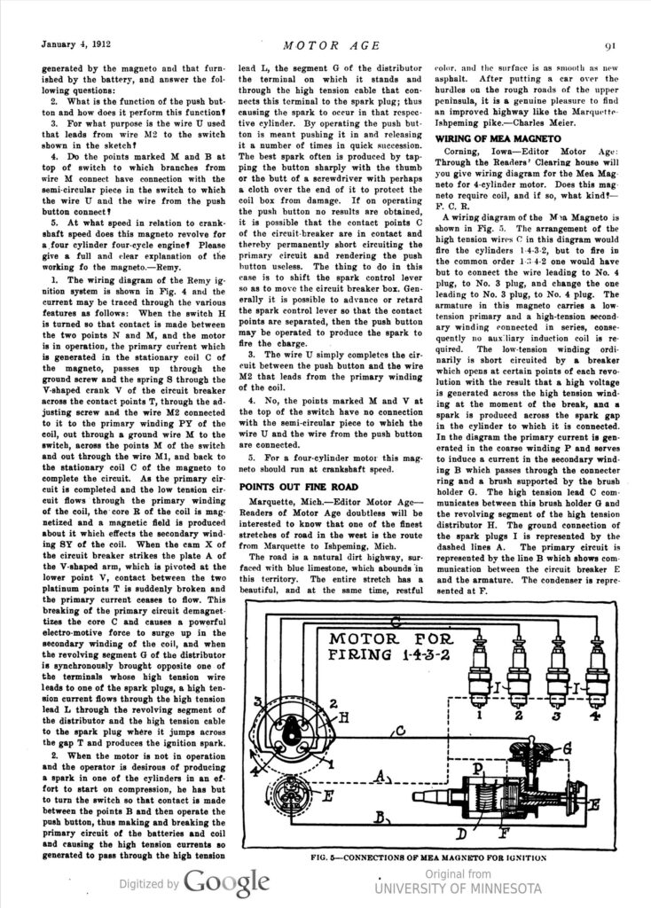 1912 1 4 MEA Magnetos MOTOR AGE page 91